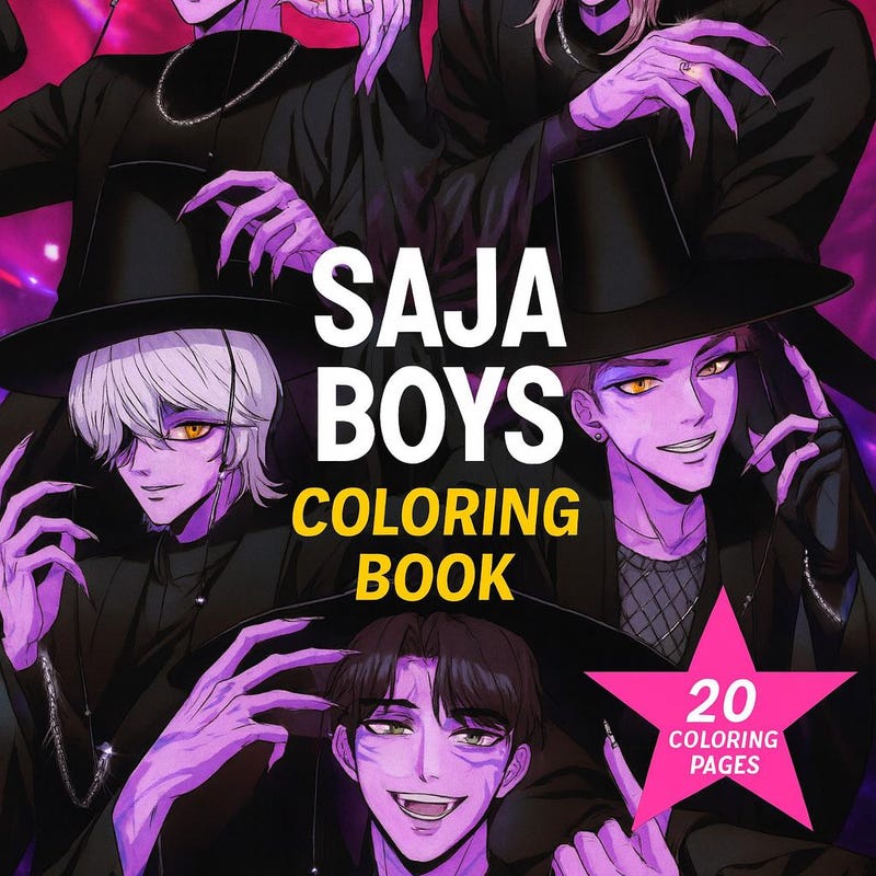 Baby Saja Kpop Demon Hunters Coloring Page - Etsy