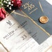 Black Wedding Invitation Envelope Clear Acrylic Invite - Etsy