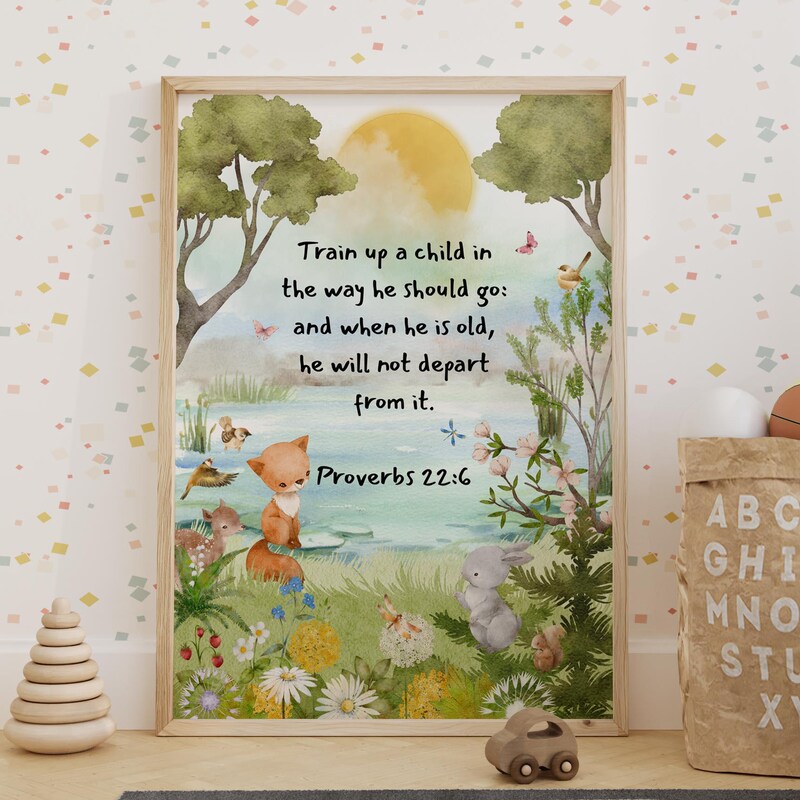 Proverbs 22 6 - Etsy