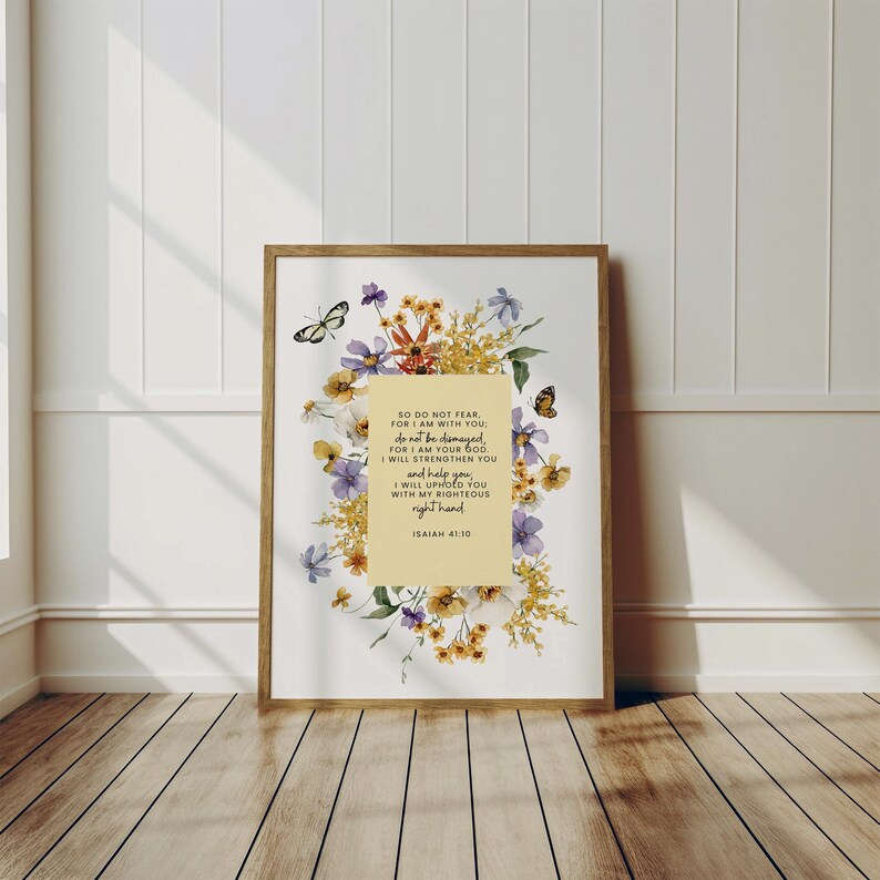 Isaiah 41:10 | Bible Verse Wall Art | Christian Wall Art | Christian ...
