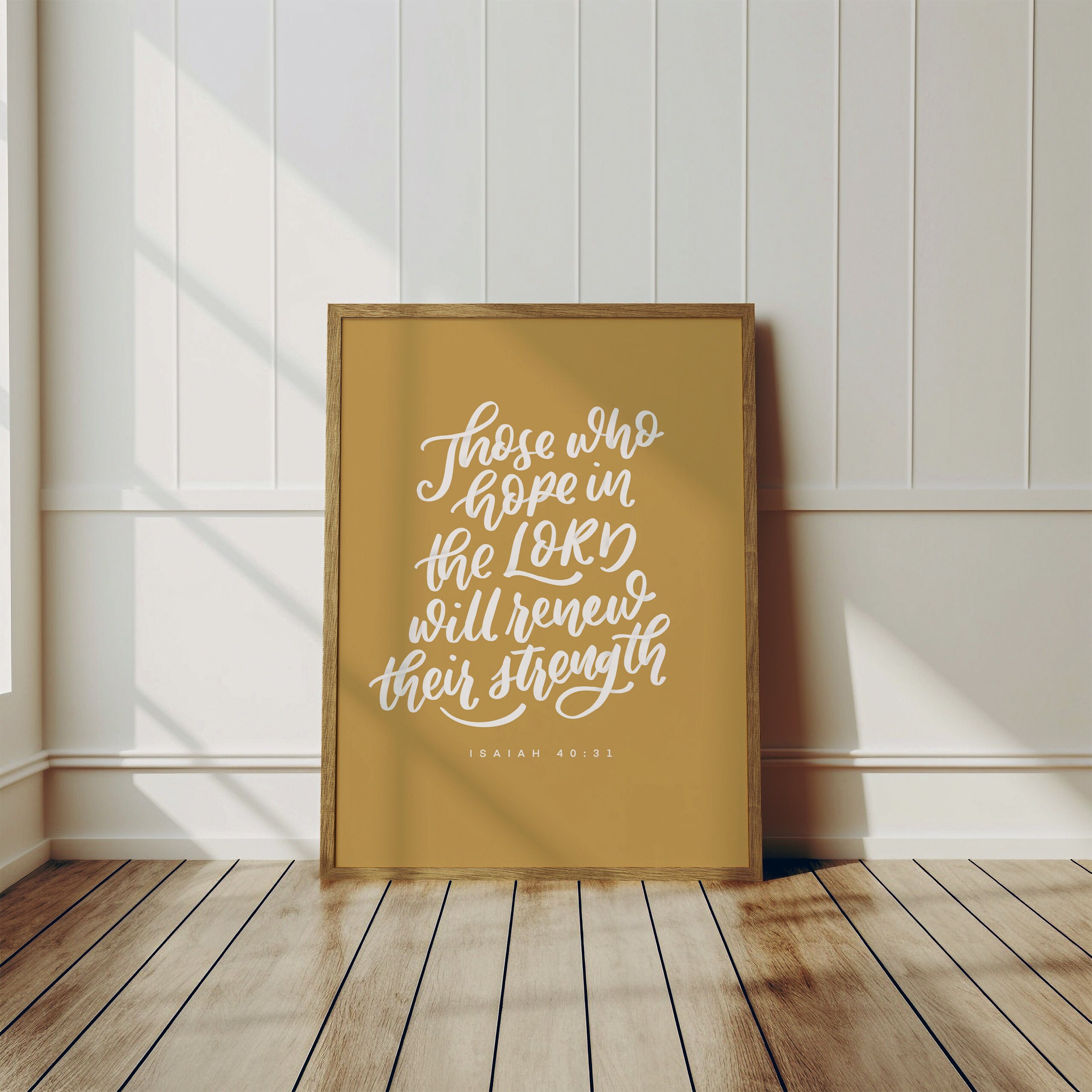Isaiah 40:31 | Bible Verse Lettering | Christian Wall Art | Christian ...