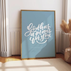 Jeremiah 29:11 | Bible Verse Lettering |christian Wall Art | Christian ...