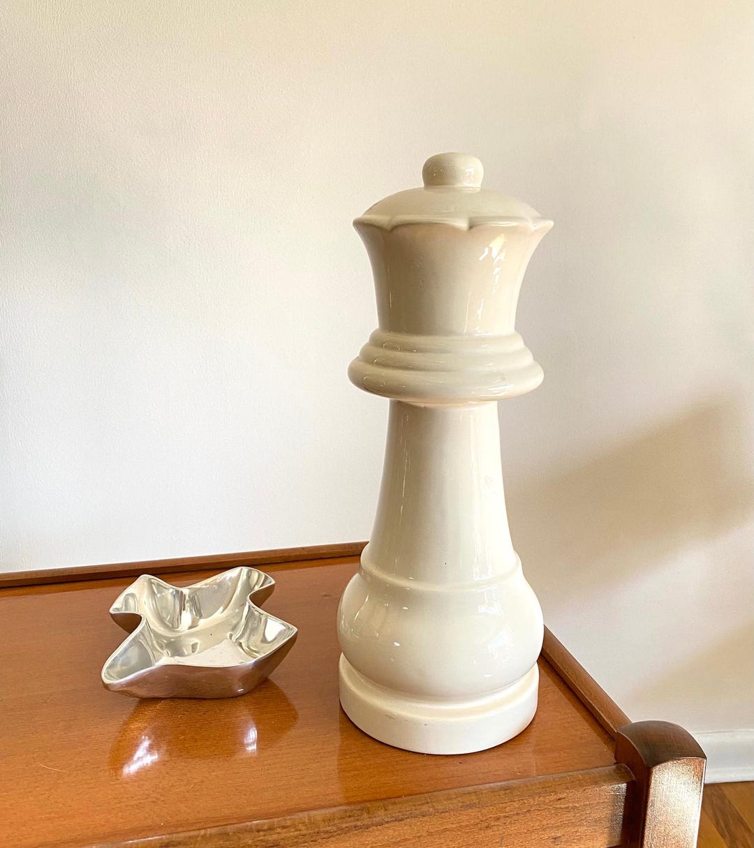 XXL Vintage Chess Piece 15.5" Tall, Large Vintage Chess Queen Piece ...