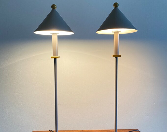 Memphis Style Postmodern Table Lamp by Sonneman for Kovacs - Etsy