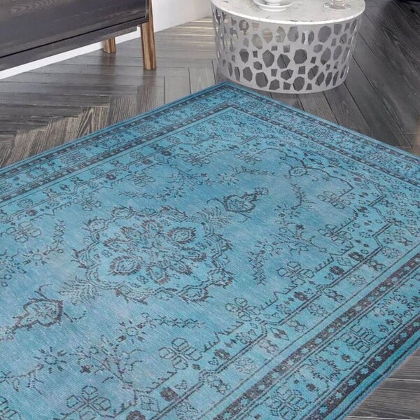 Turquoise Rug - Etsy