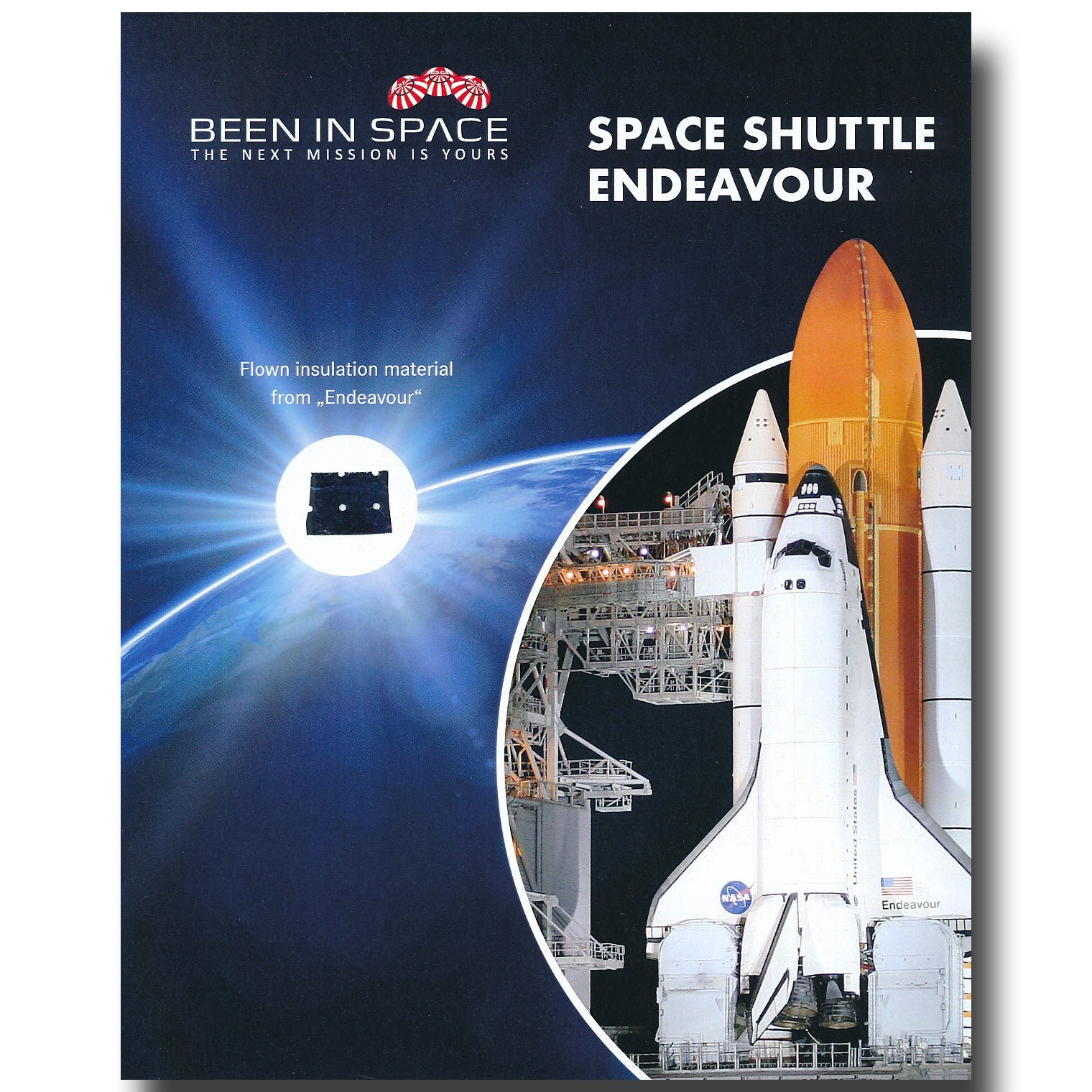 Space Shuttle Endeavour Flown Insulation 8x10 Presentation - Etsy