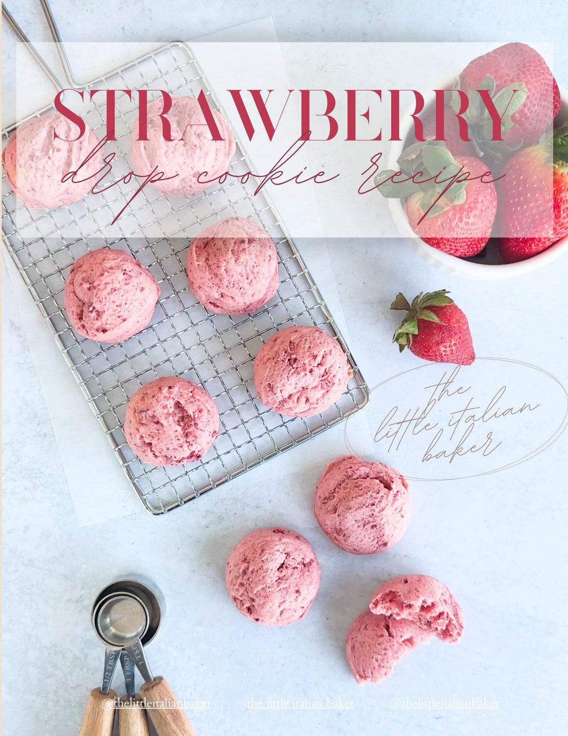 Strawberry Drop Cookie Recipe - Etsy