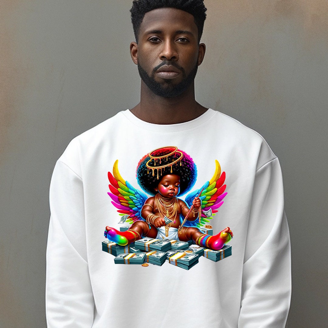 Cherub Baby Gangster Angel Trap Mafia Boss Wings Hustle Jewelry Gold ...