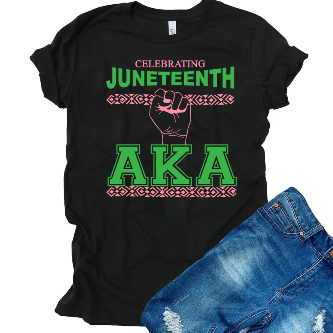 Celebrate Juneteenth AKA Png, Alpha Kappa Alpha Sorority, AKA Heart PNG ...