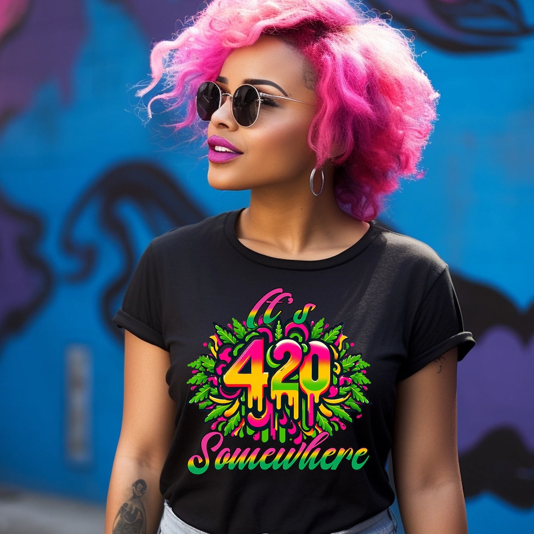 It's 4:20 Somewhere Png Sublimation Design Download, Weed Leaf Png ...