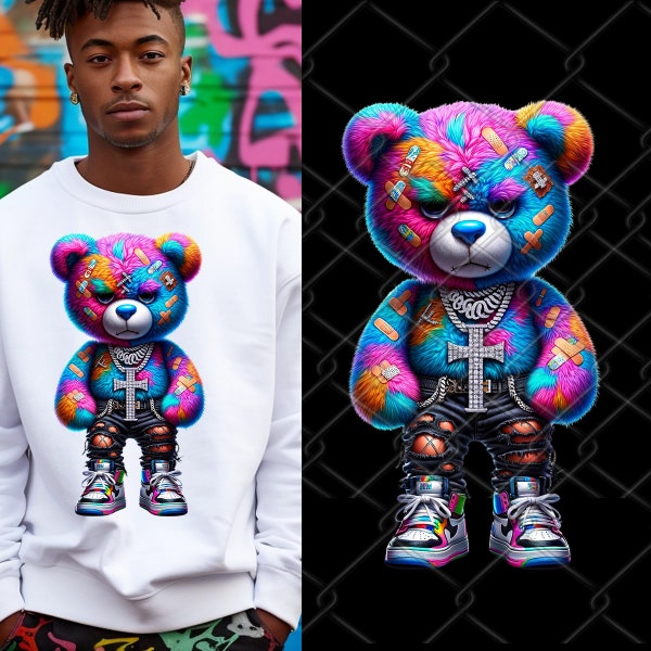 Urban Teddy Bear - Etsy