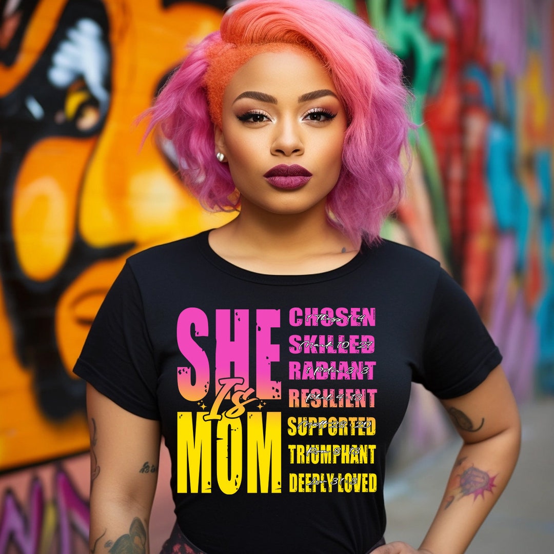 She is Mom PNG, Retro Mother PNG, Blessed Mom Png, Mom Shirt, Mom Life ...