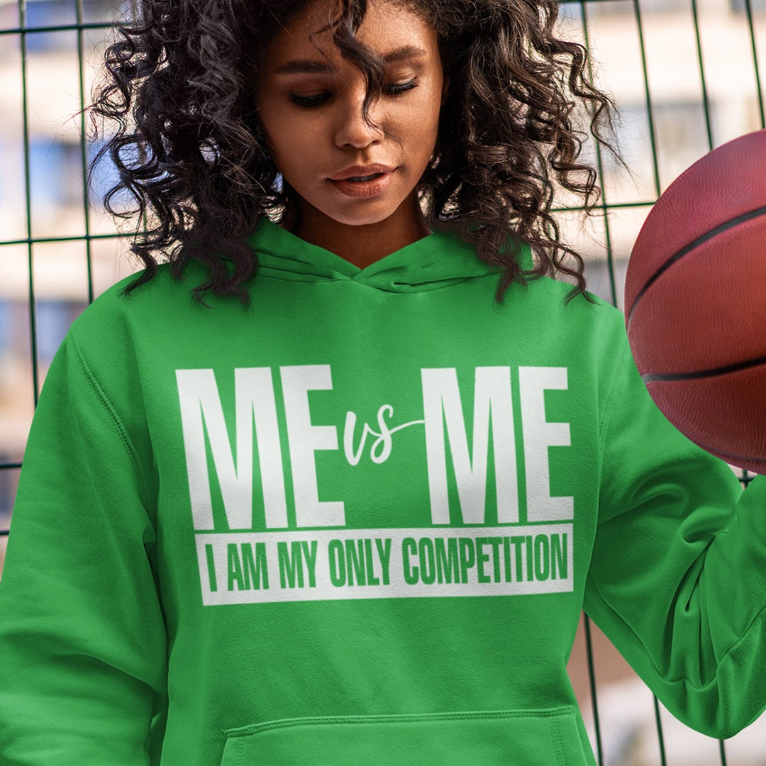 Me Vs Me I Am My Only Competition Ready to Press DTF Heat Transfer, No ...