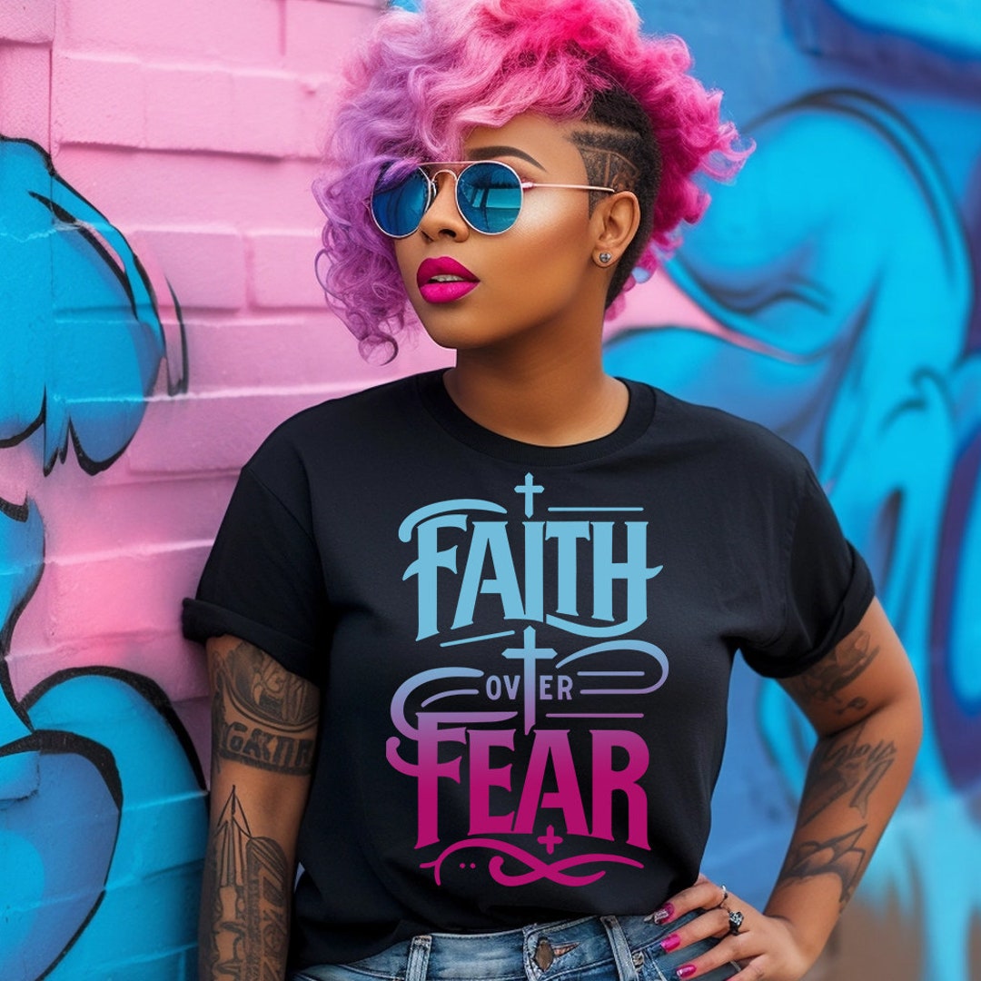 Fé sobre o medo svg, versículo da Bíblia SVG, Jesus svg, moderno svg ...