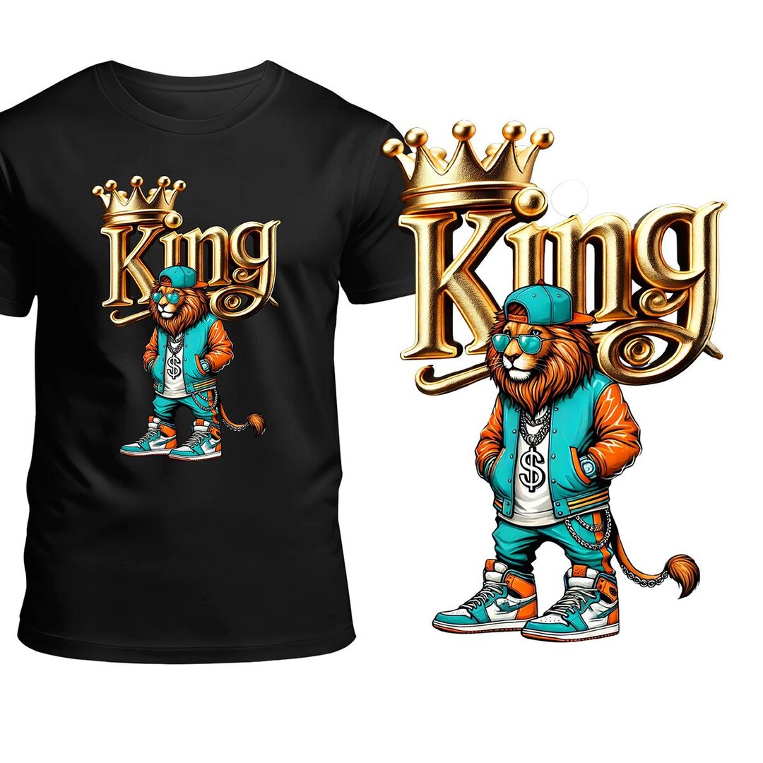 Gangster Lion Png, Urban Sublimation Design, Graffiti DTF Clipart ...