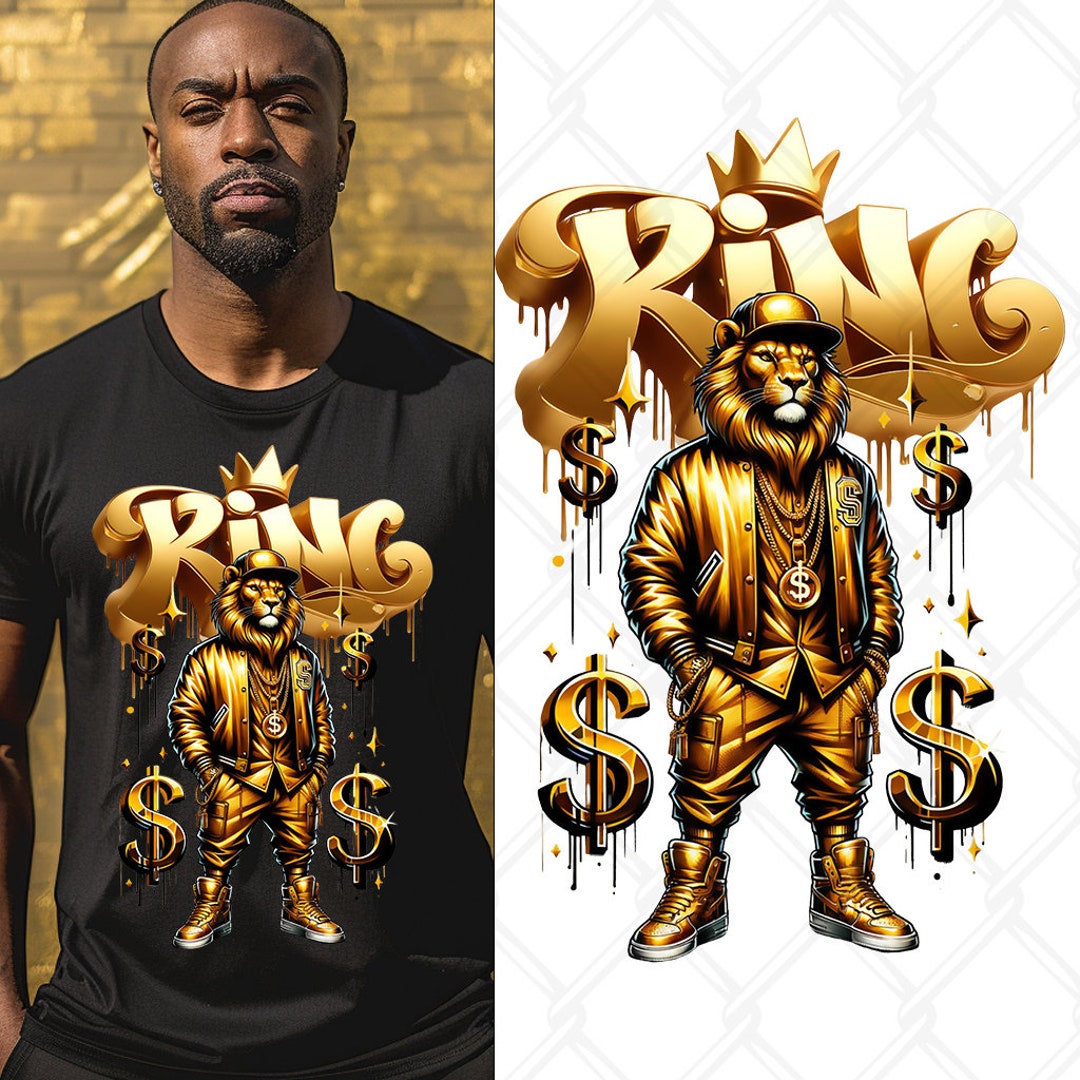 Gangster Lion Png, Urban Sublimation Design, Graffiti DTF Clipart ...