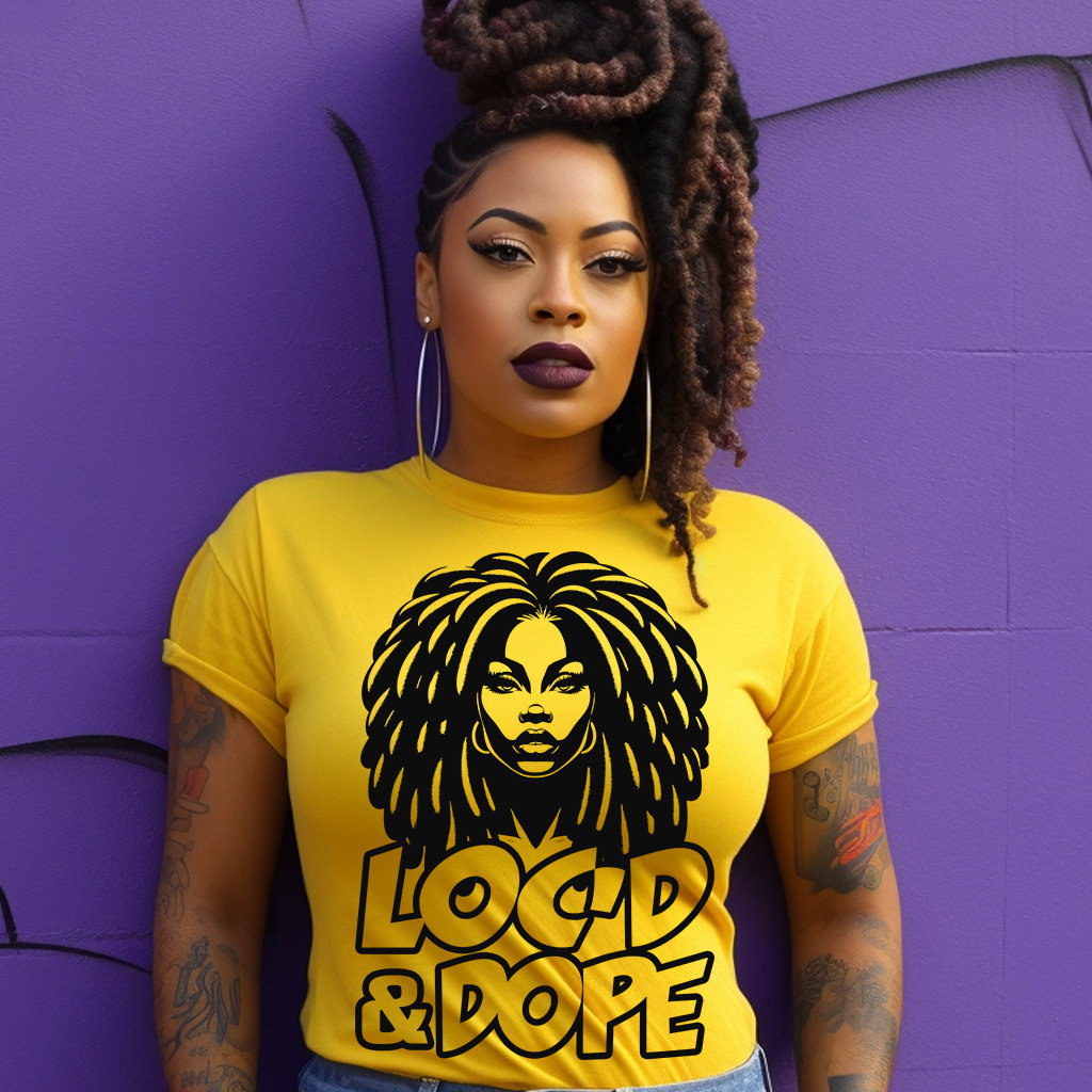 Loc'd and Dope SVG, Locs Svg, Png, Dxf, Cut File, SVG Clipart ...