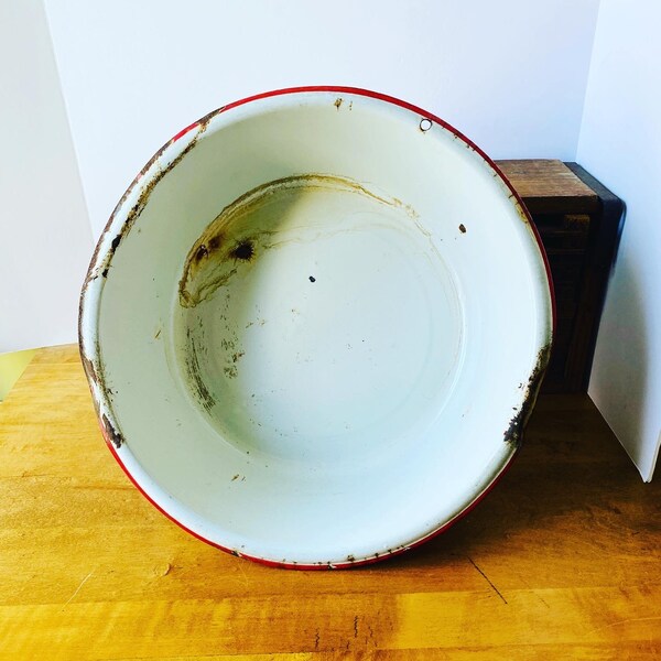 Enamel Wash Basin - Etsy