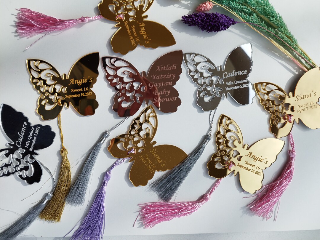 Butterfly Mirror Magnet, Wedding Party Favors, Sweet 16 Gift, Baby ...