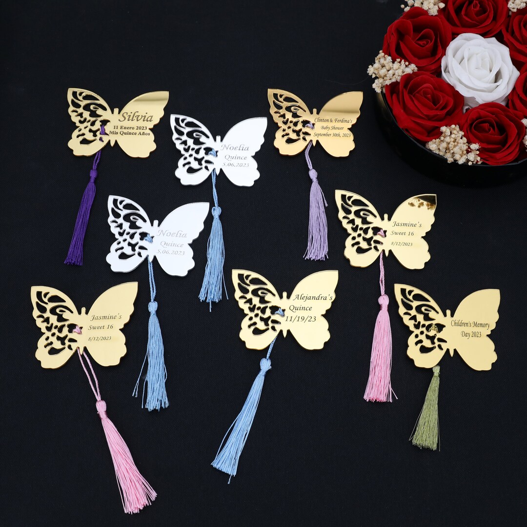 Butterfly Mirror Magnet, Wedding Party Favors, Sweet 16 Gift, Baby ...