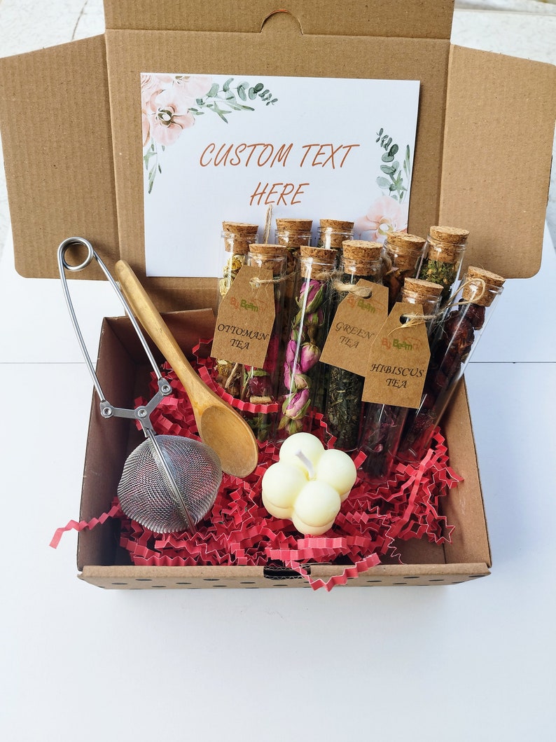 10 Loose Leaf Tea Sampler Gift Set Birthday Day Gift Box - Etsy