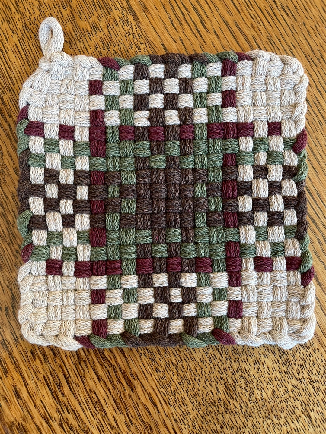 Woven Pot Holder - Etsy
