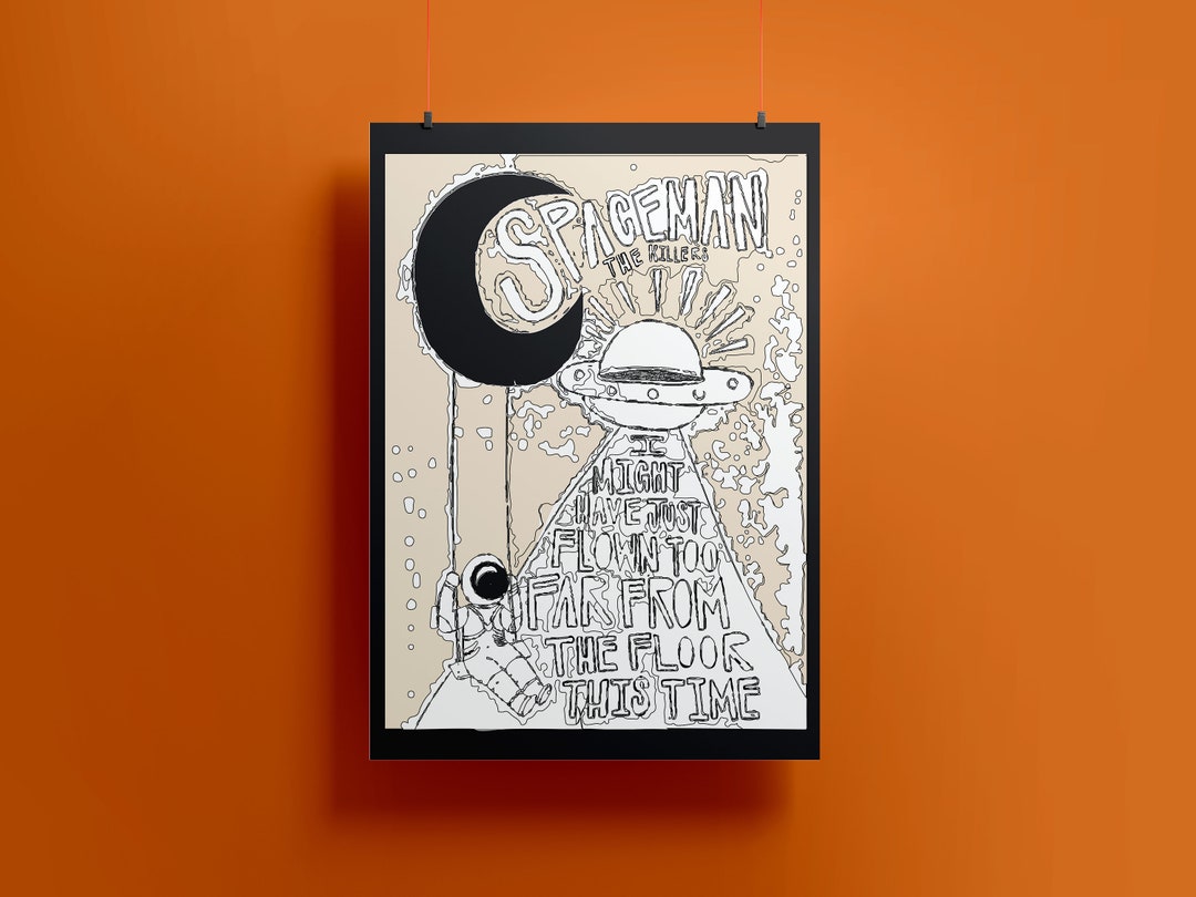 Spaceman - Poster - Etsy