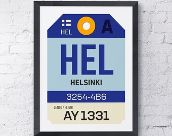 Finnair Poster - Etsy