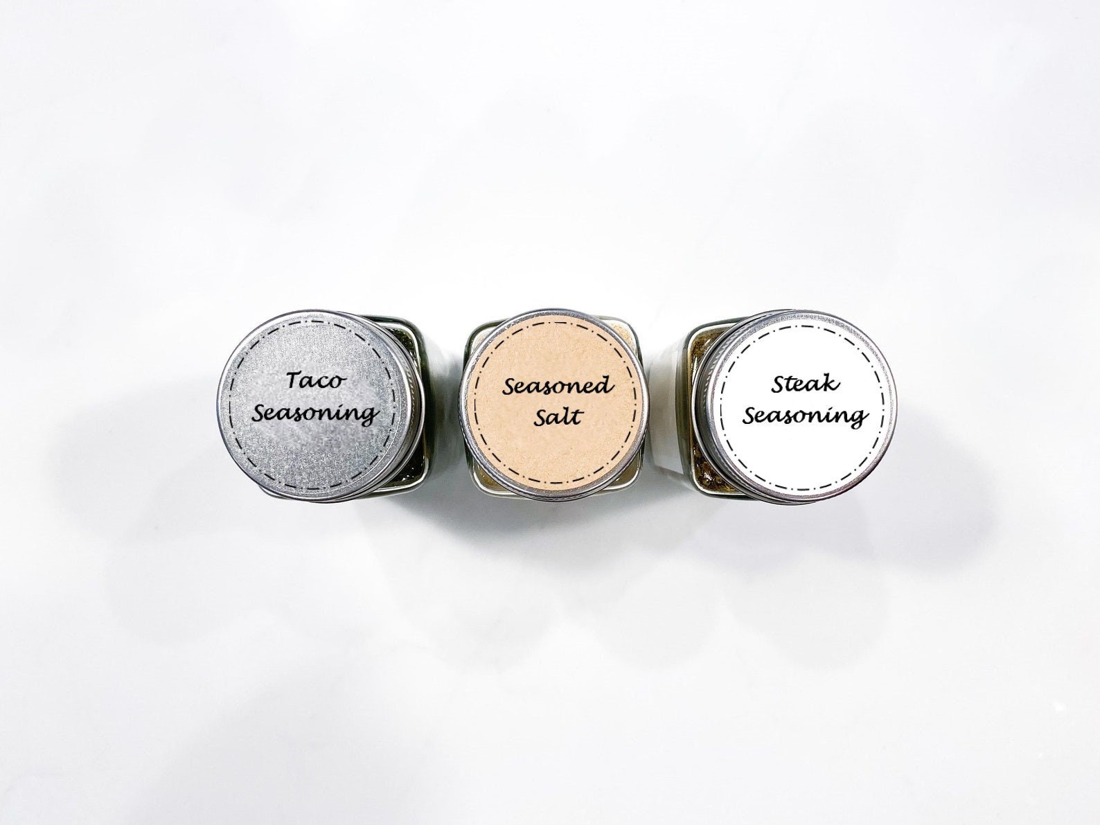 Circle Spice Jar Labels - Etsy