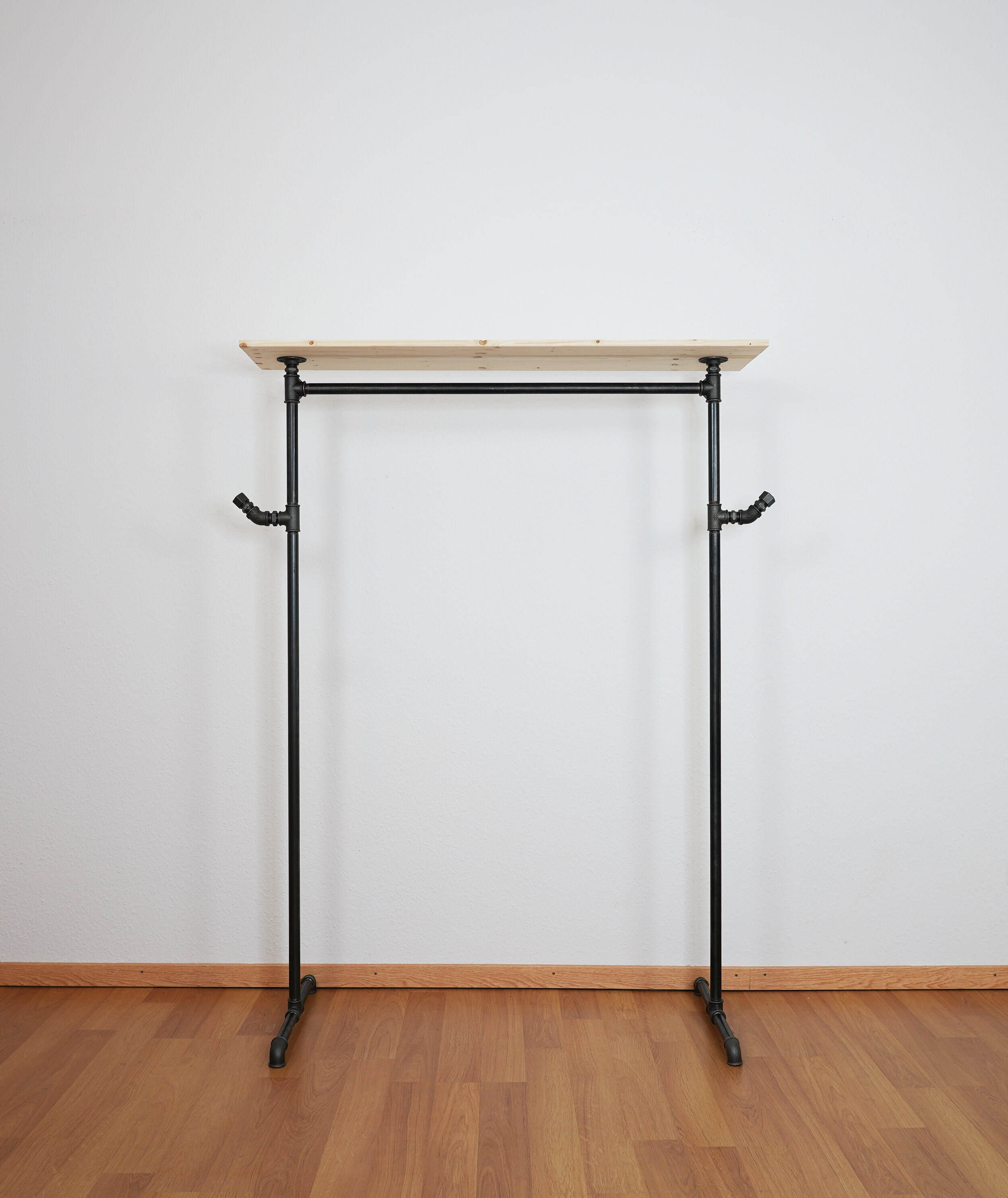 SAMY - Clothes Rack With Shelf, Clothes Rail, Wardrobe, Industrial ...