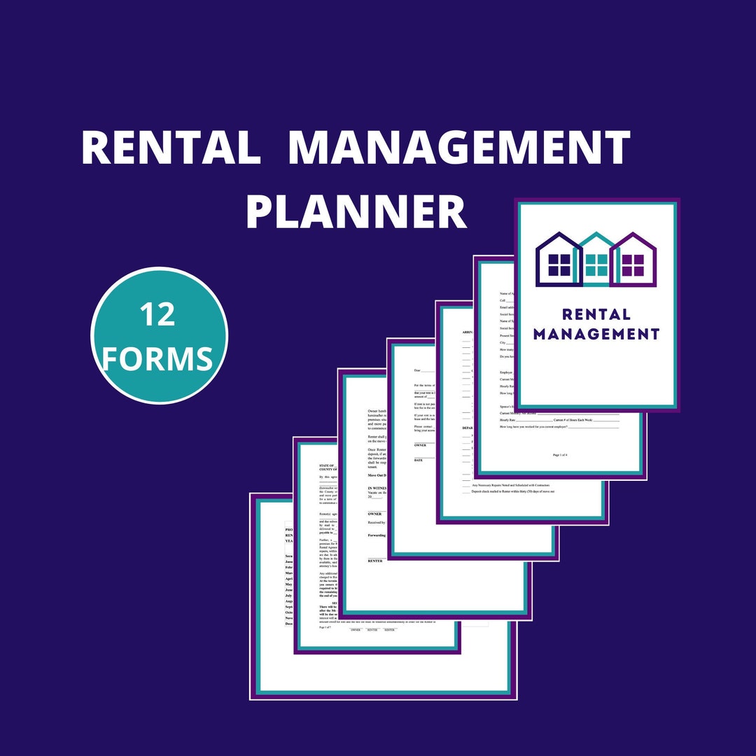 Complete Rental Management Packet for Landlords - Etsy