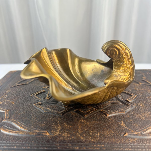 Brass Shell Dish - Etsy
