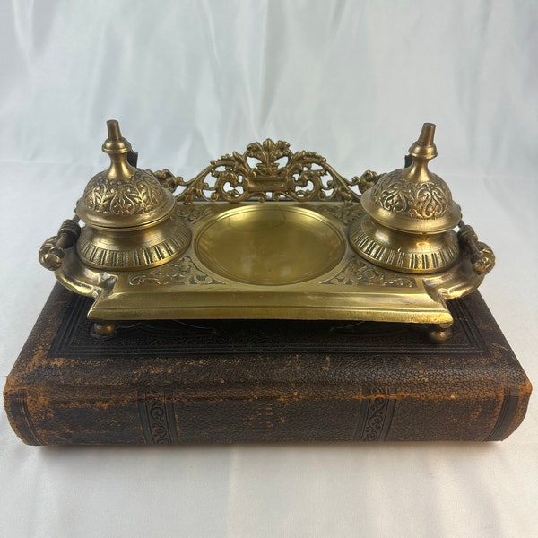 Double Inkwell - Etsy