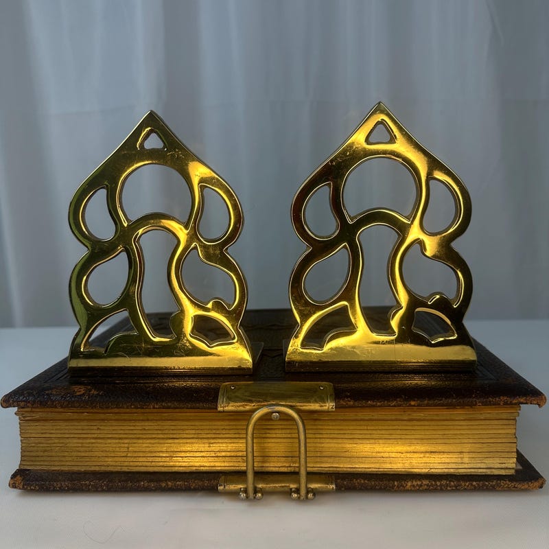 Brass Bookends - Etsy