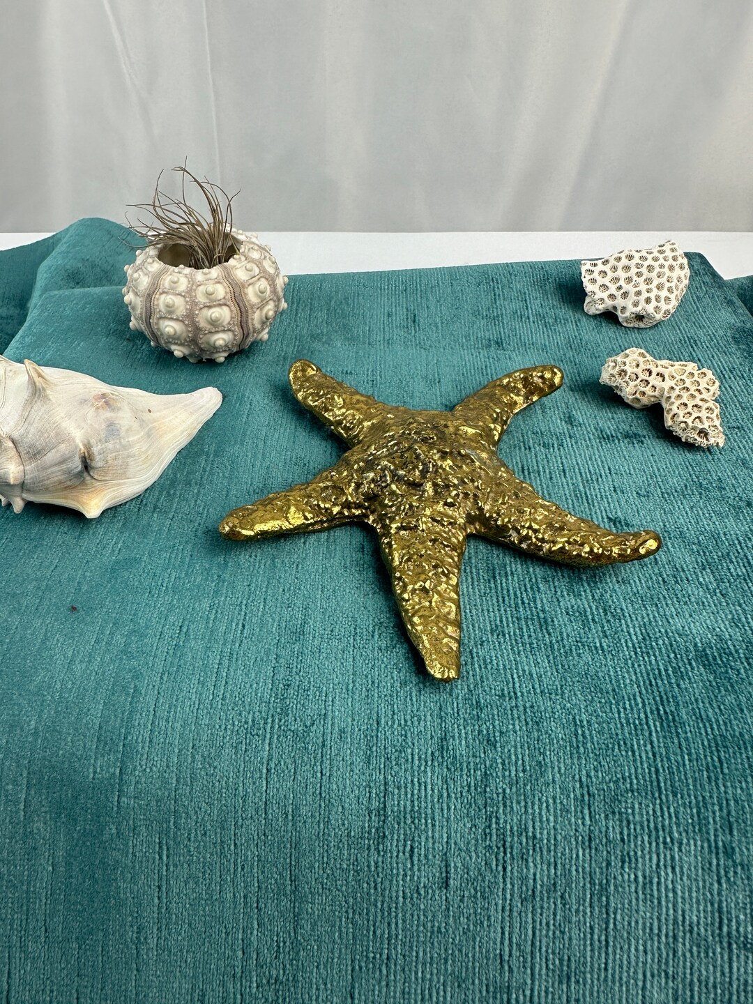 Vintage Solid Brass Waving Starfish Paperweight/figurine - Etsy