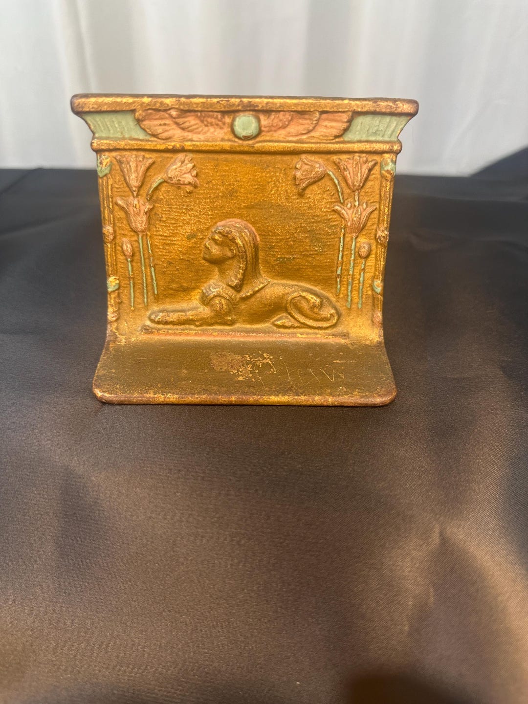 Antique Bronzed Cast Iron Sphinx Bookshelf Decor - Etsy