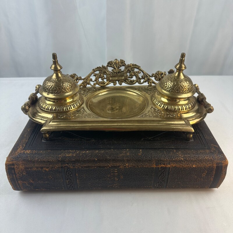 Double Inkwell - Etsy