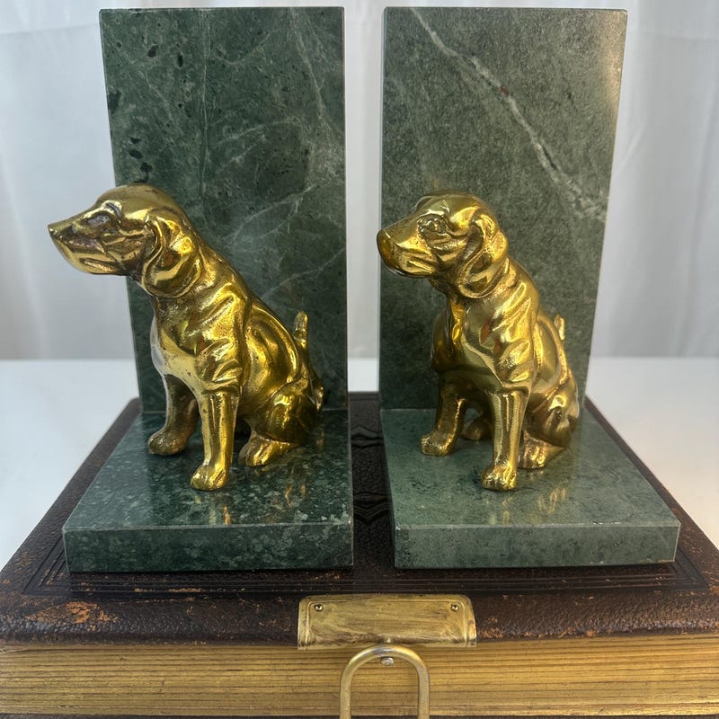 Dog Bookends - Etsy