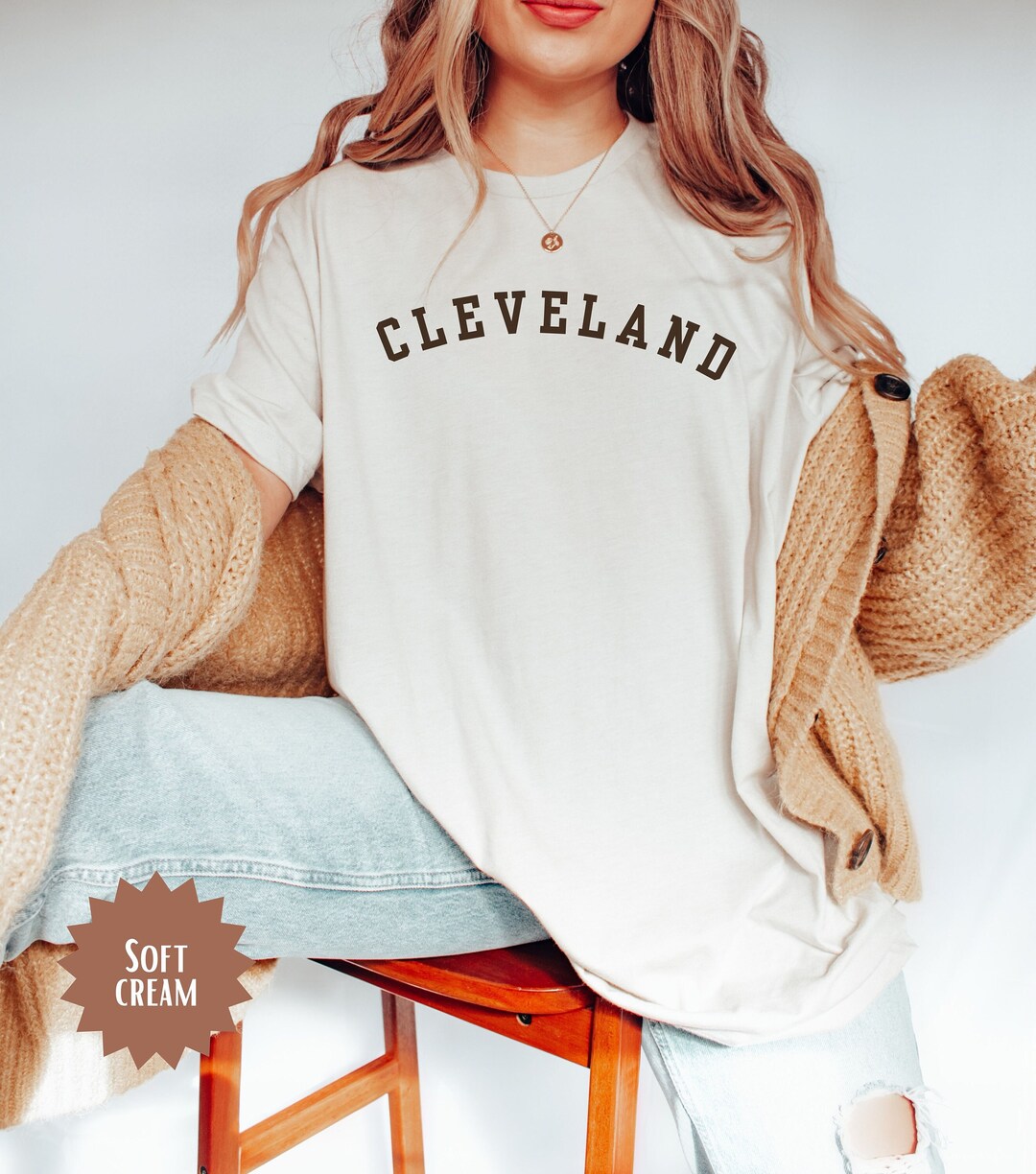 Cleveland T-shirt Football Shirt Cleveland Sports Apparel - Etsy