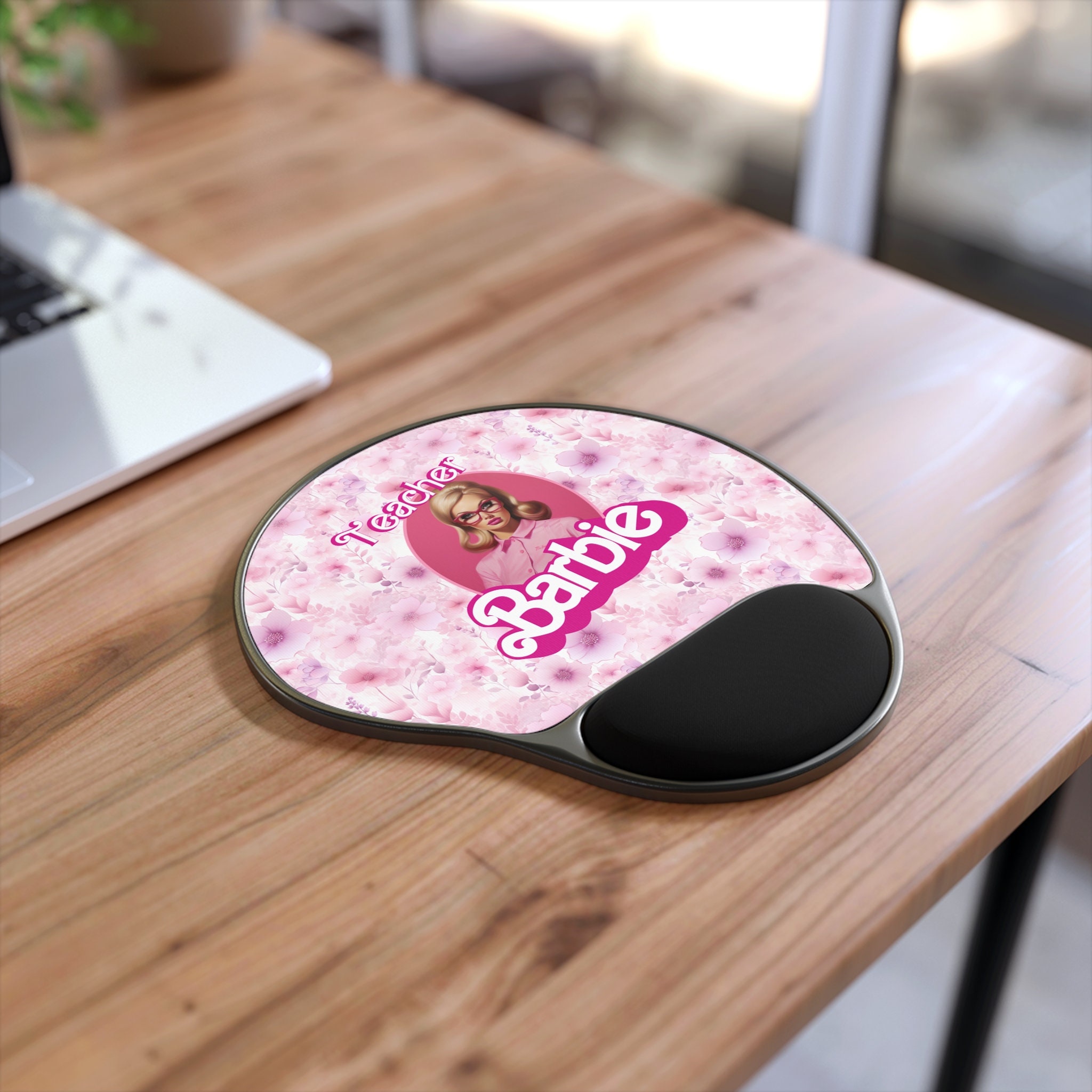 Teacher Barbie Mouse Pad With Wrist Rest sold by Dustin Stephany | SKU ...