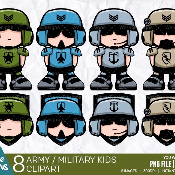 Military Boy Clipart - Etsy