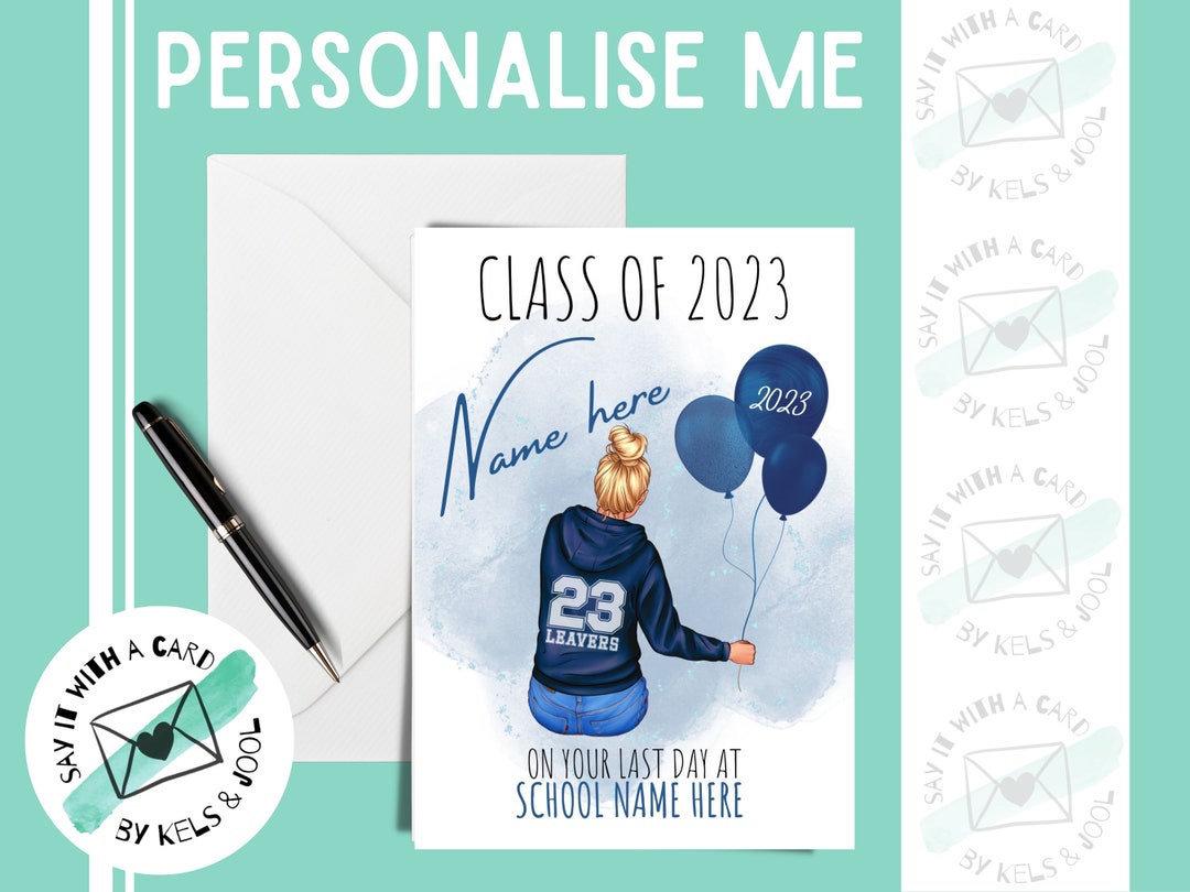 Personalised CLASS OF 2024 School Leavers, 2024 Leavers, Primary School ...