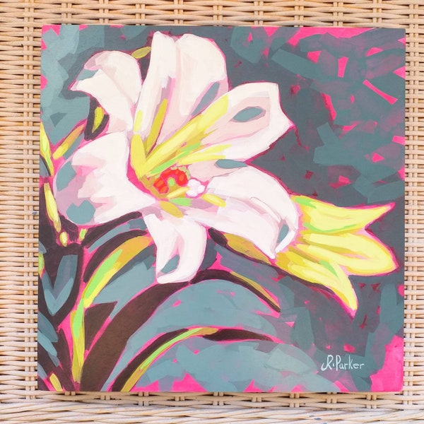 Paintings of Lilies - Etsy