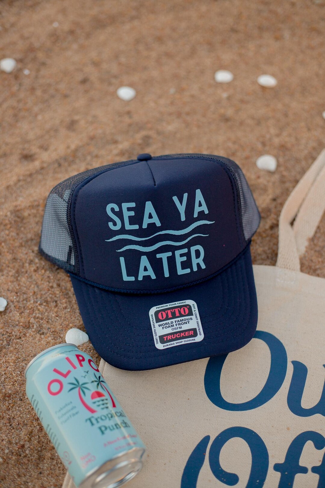 Sea Ya Later Hat, Vacation Hat, Beach Vacation, Women's Trucker Hat ...