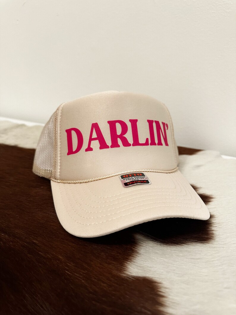Darlin Hats Valentine Gift for Her Valentines Day Gift Trucker Hat - Etsy