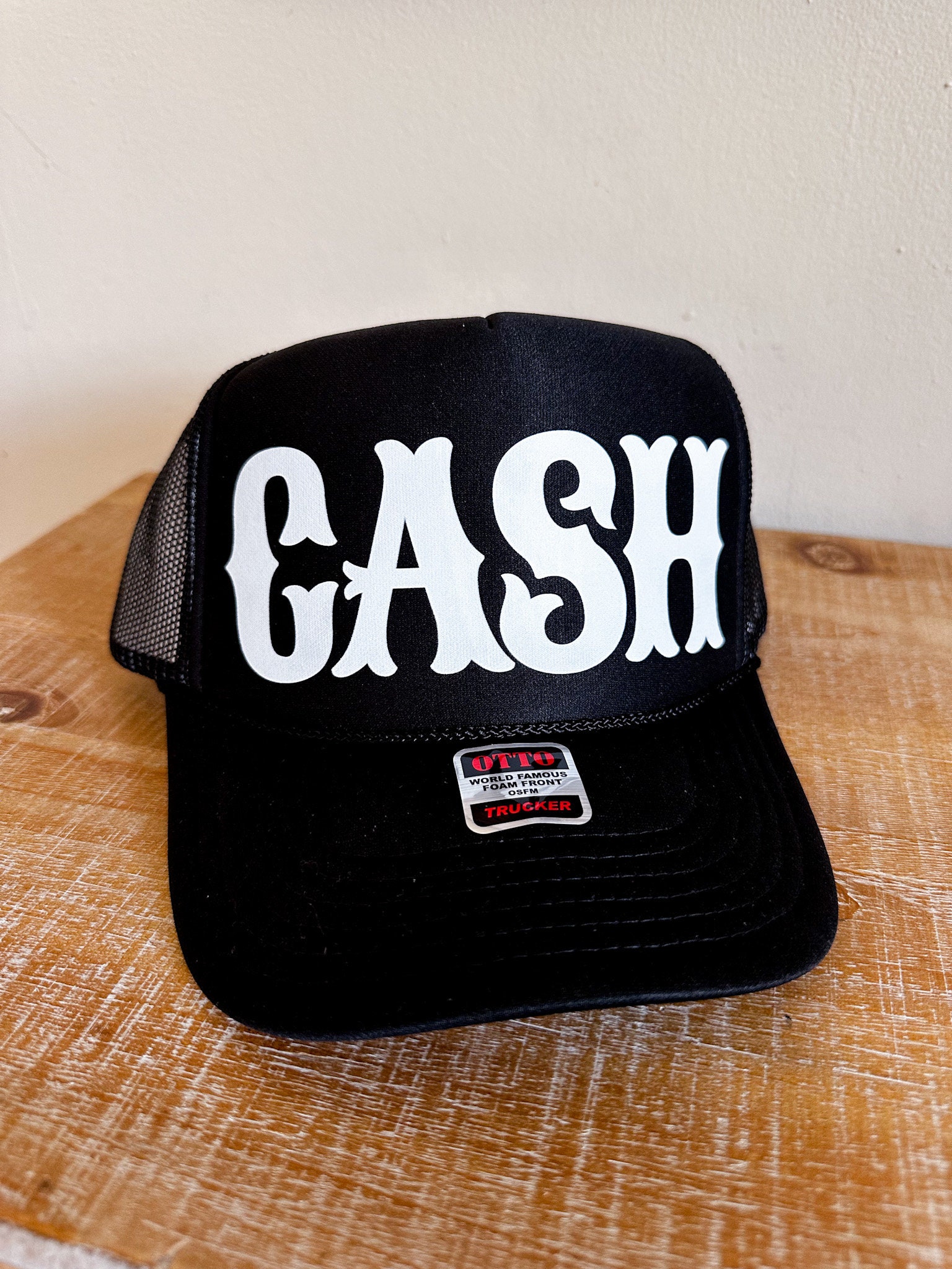 Cash Trucker Hat, Western Hat, Nashville Trucker, Country Concert Lover ...