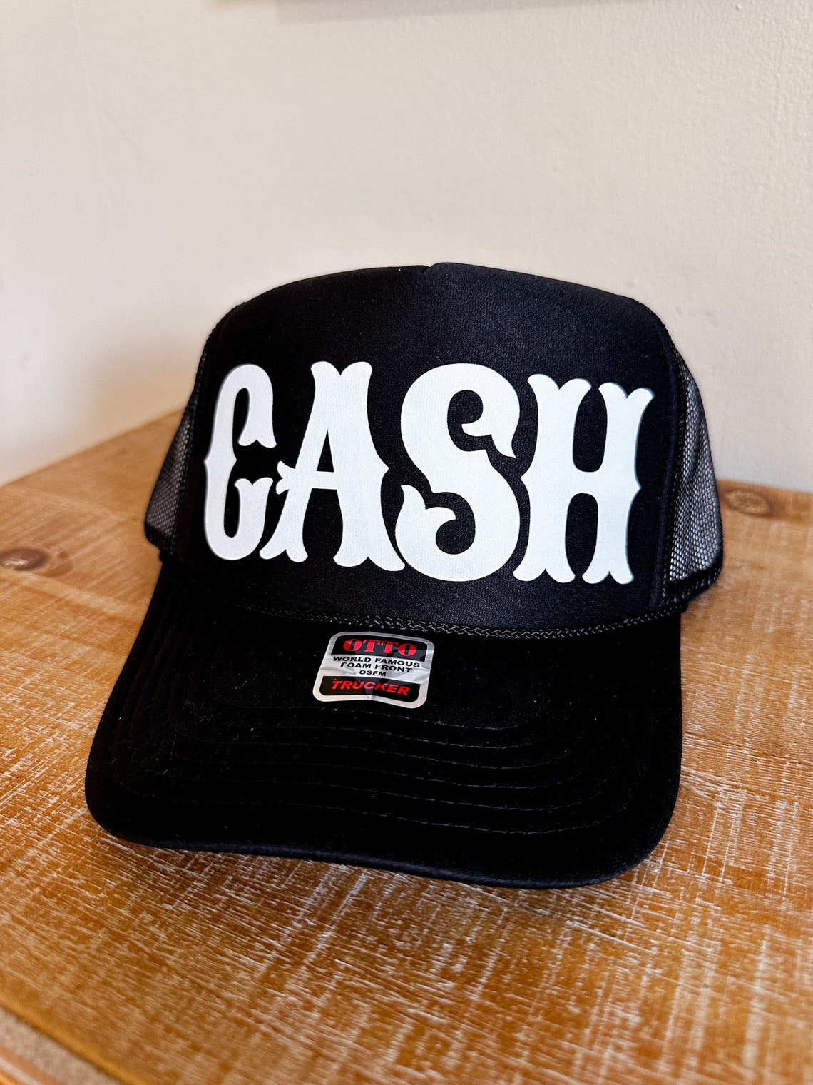 Cash Trucker Hat, Western Hat, Nashville Trucker, Country Concert Lover ...