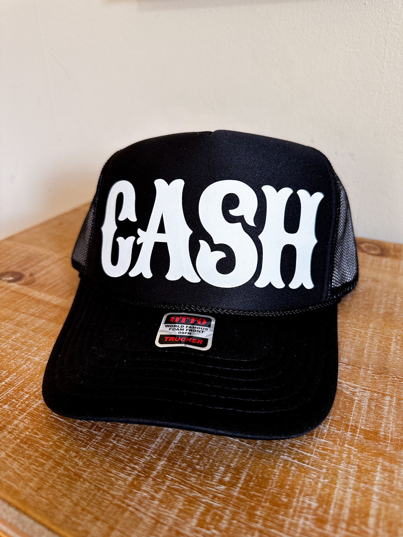 Cash Trucker Hat, Western Hat, Nashville Trucker, Country Concert Lover ...