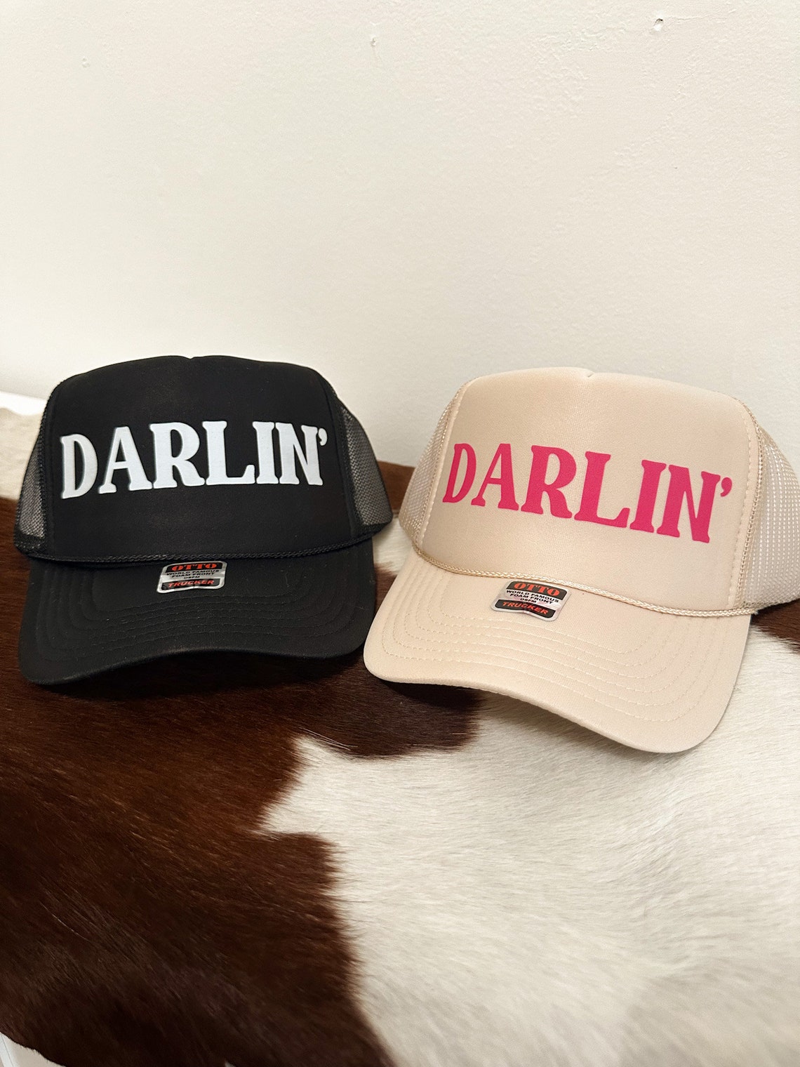 Darlin Hats Valentine Gift for Her Valentines Day Gift Trucker Hat - Etsy