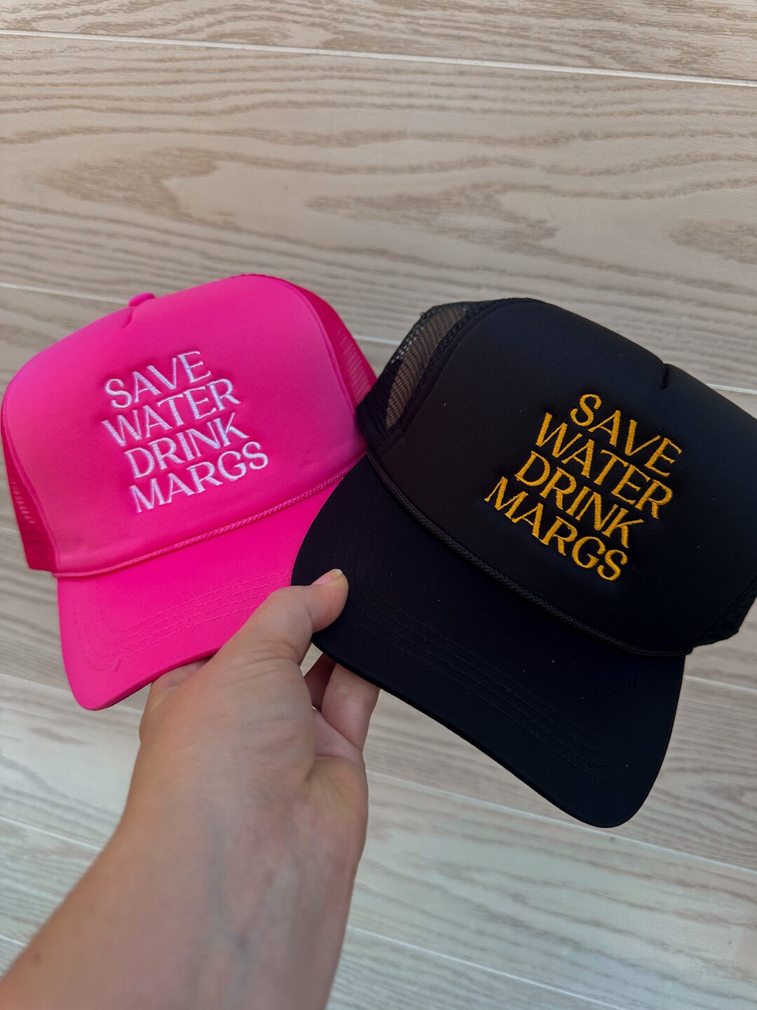 Save Water Drink Margs Trucker Hat, Trendy Trucker Hat, Drinking Hat - Etsy